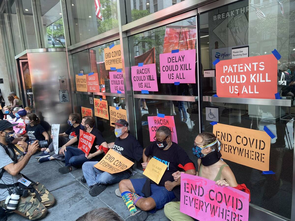 "How Many More Have to Die?" Protesters March Against Vaccine Apartheid ...