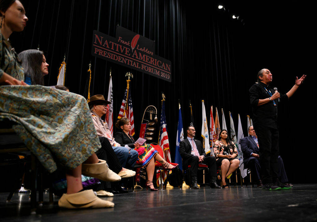 At First-Ever Native American Presidential Forum, Candidates Answer to ...